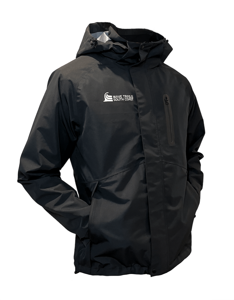Unisex Weatherproof Jacket – Wave Trails South Coast